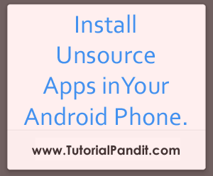 Android Phone में Third Party Apps को Install करने का तरीका ...